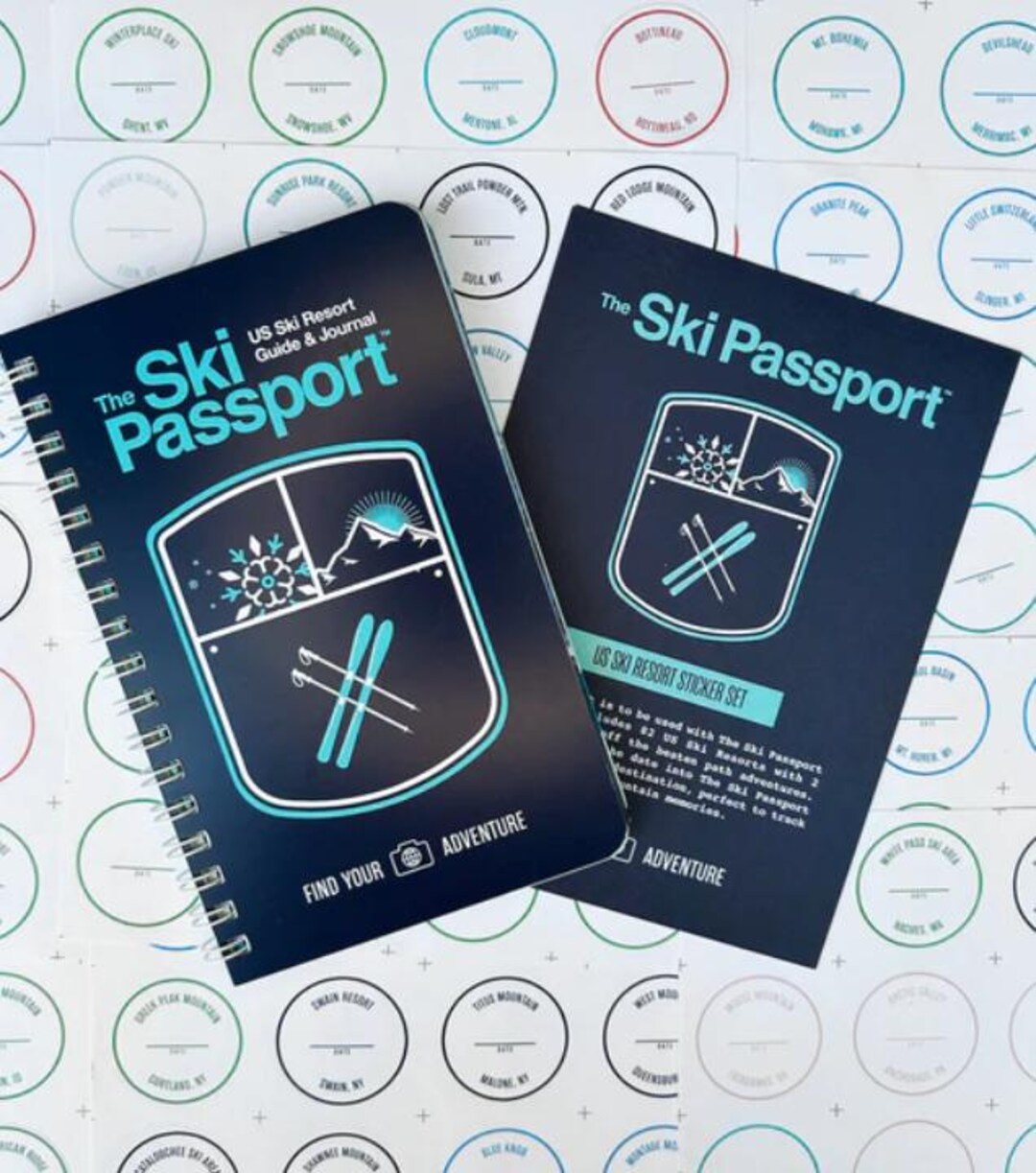 Ski Passport Journal+sticker Bundle Lets Skiers + Riders CAPTURE Their ...