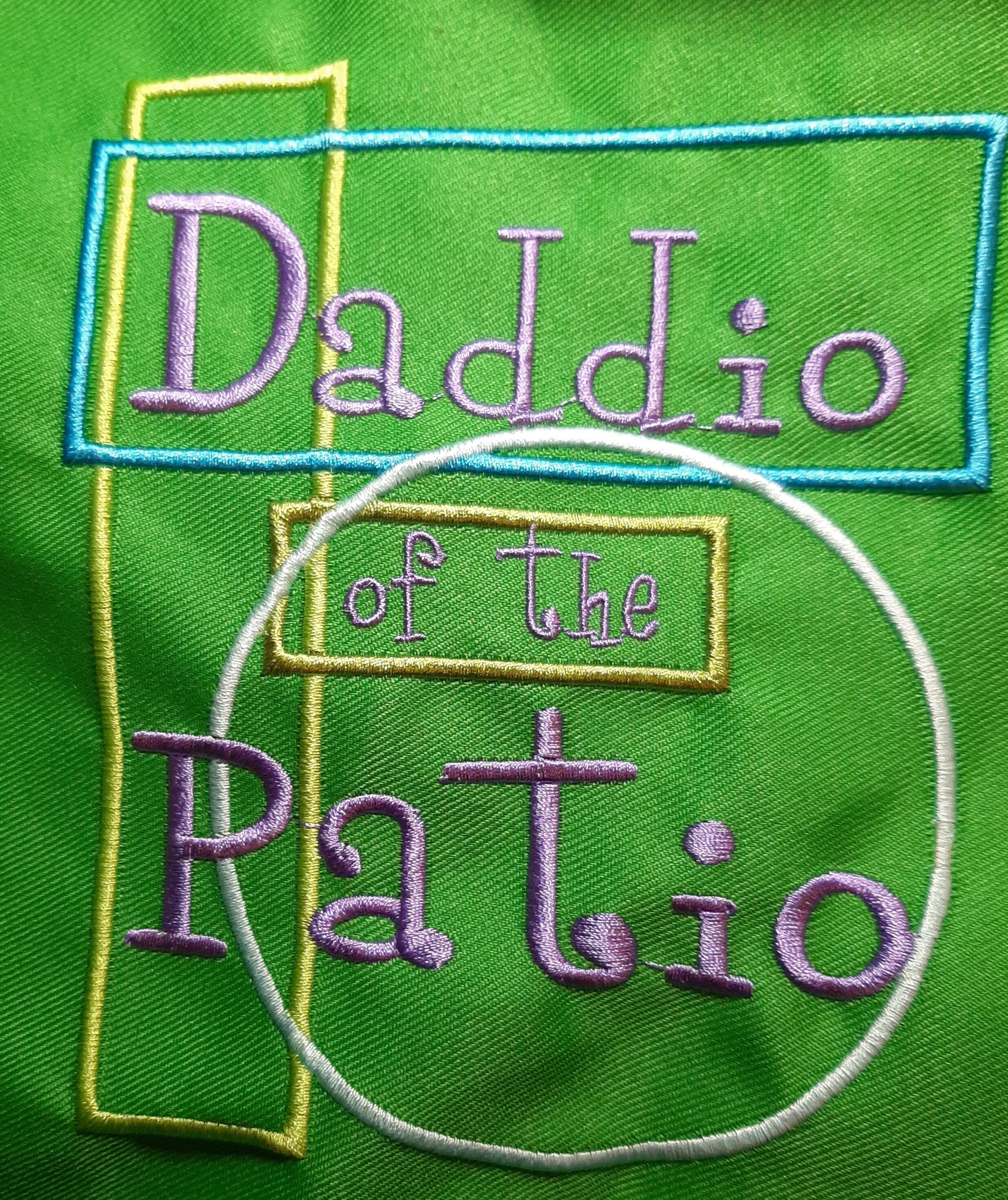 Daddio of the Patio Digital Embroidery File for Apron PES More Beatnik ...