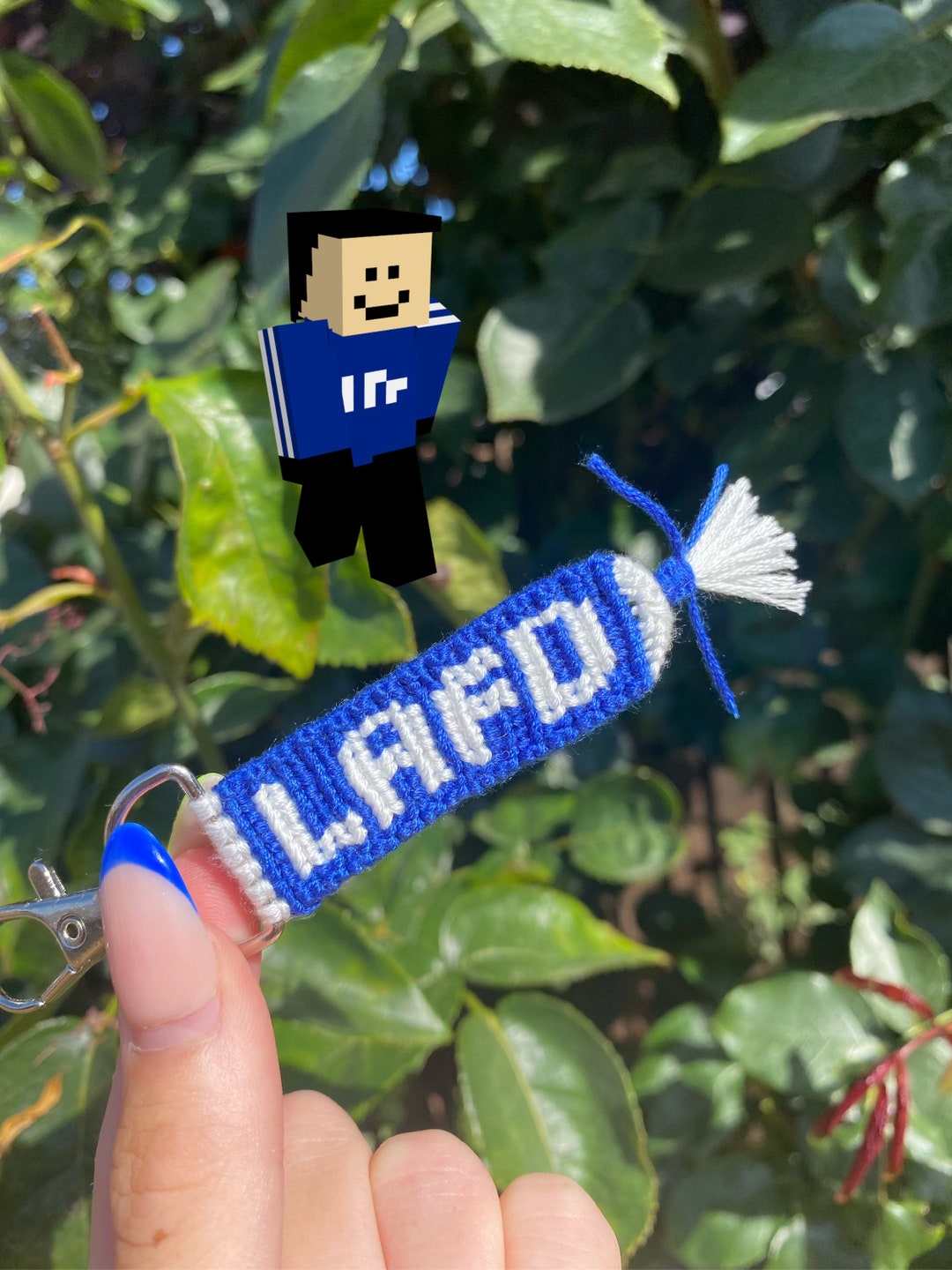 Llavero de gorro Quackity 'LAFD' / Llavero Quackity / - Etsy México