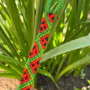 Watermelon Inspired Friendship Bracelet, Watermelon Sugar, Watermelon ...