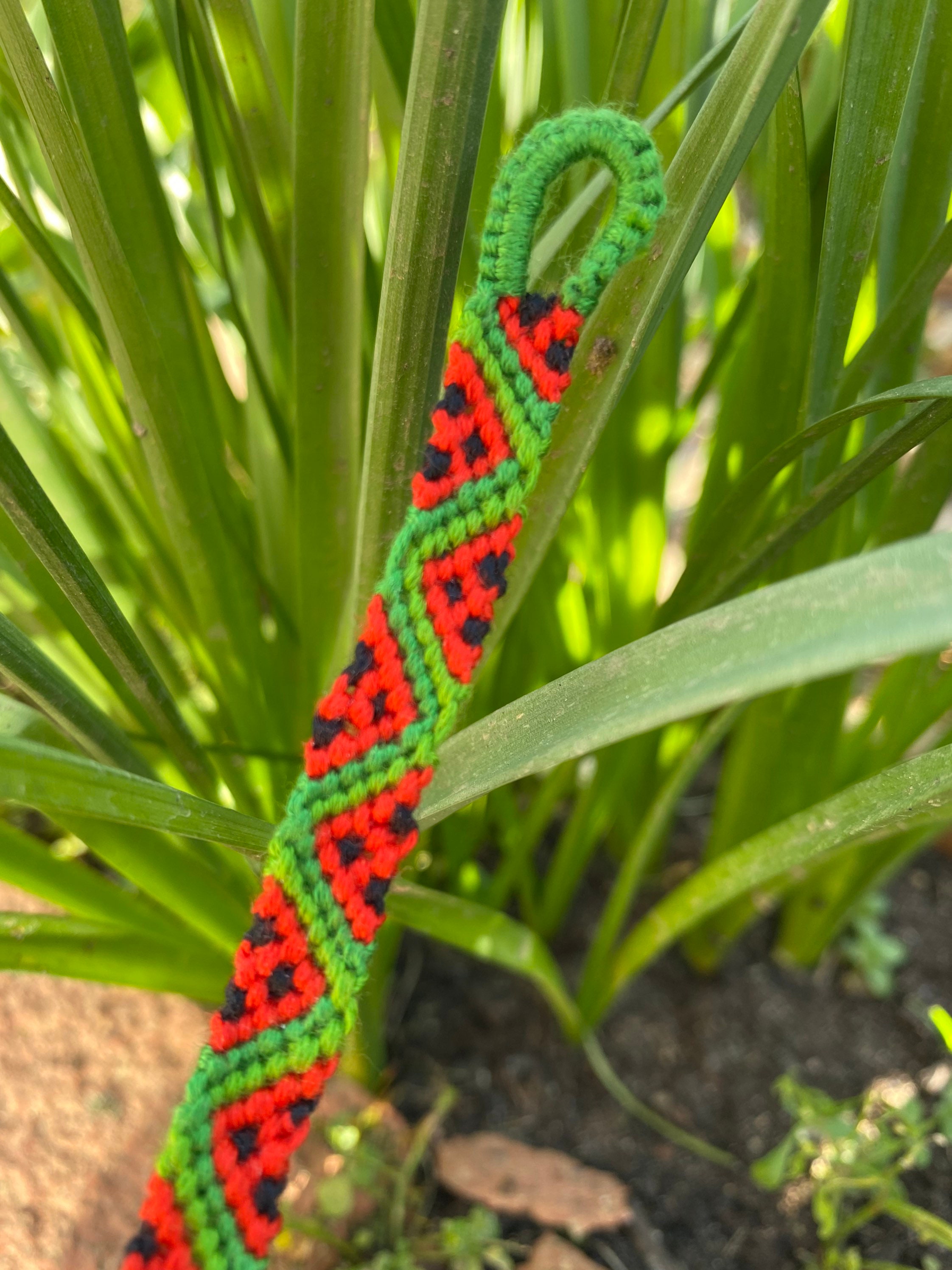 Watermelon Inspired Friendship Bracelet, Watermelon Sugar, Watermelon ...