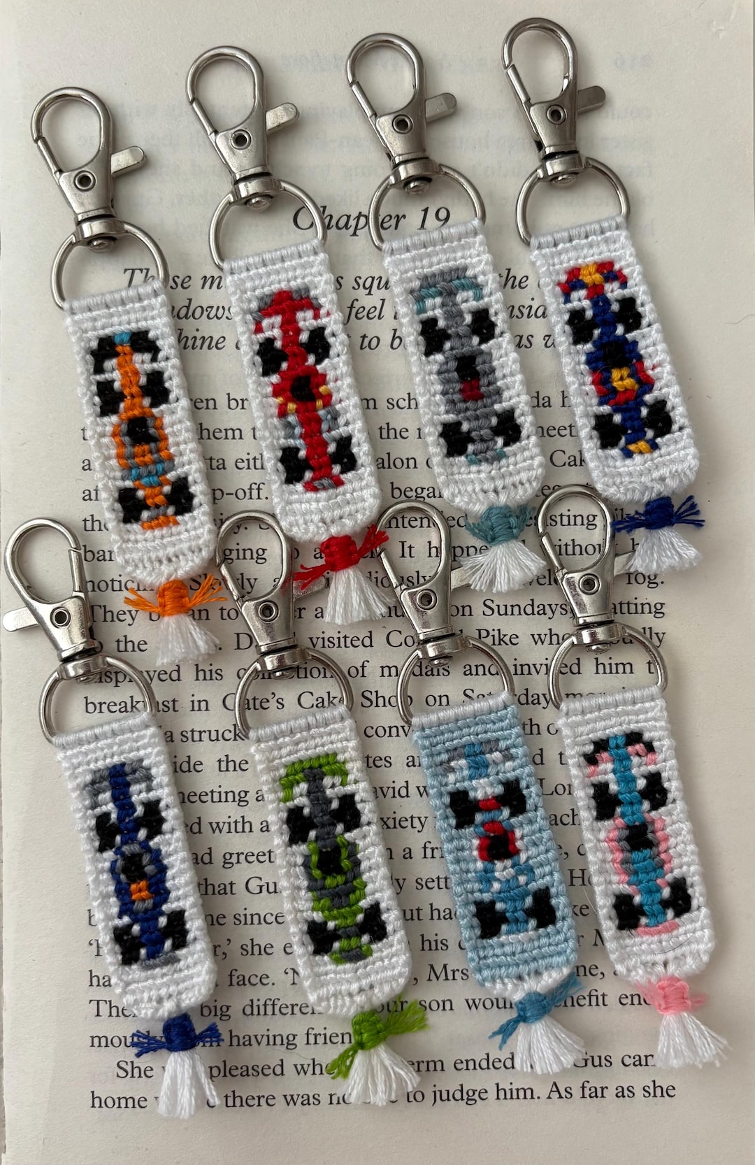 Handmade Woven Formula One Car Keychain: F1 Motorsports Gift - Etsy