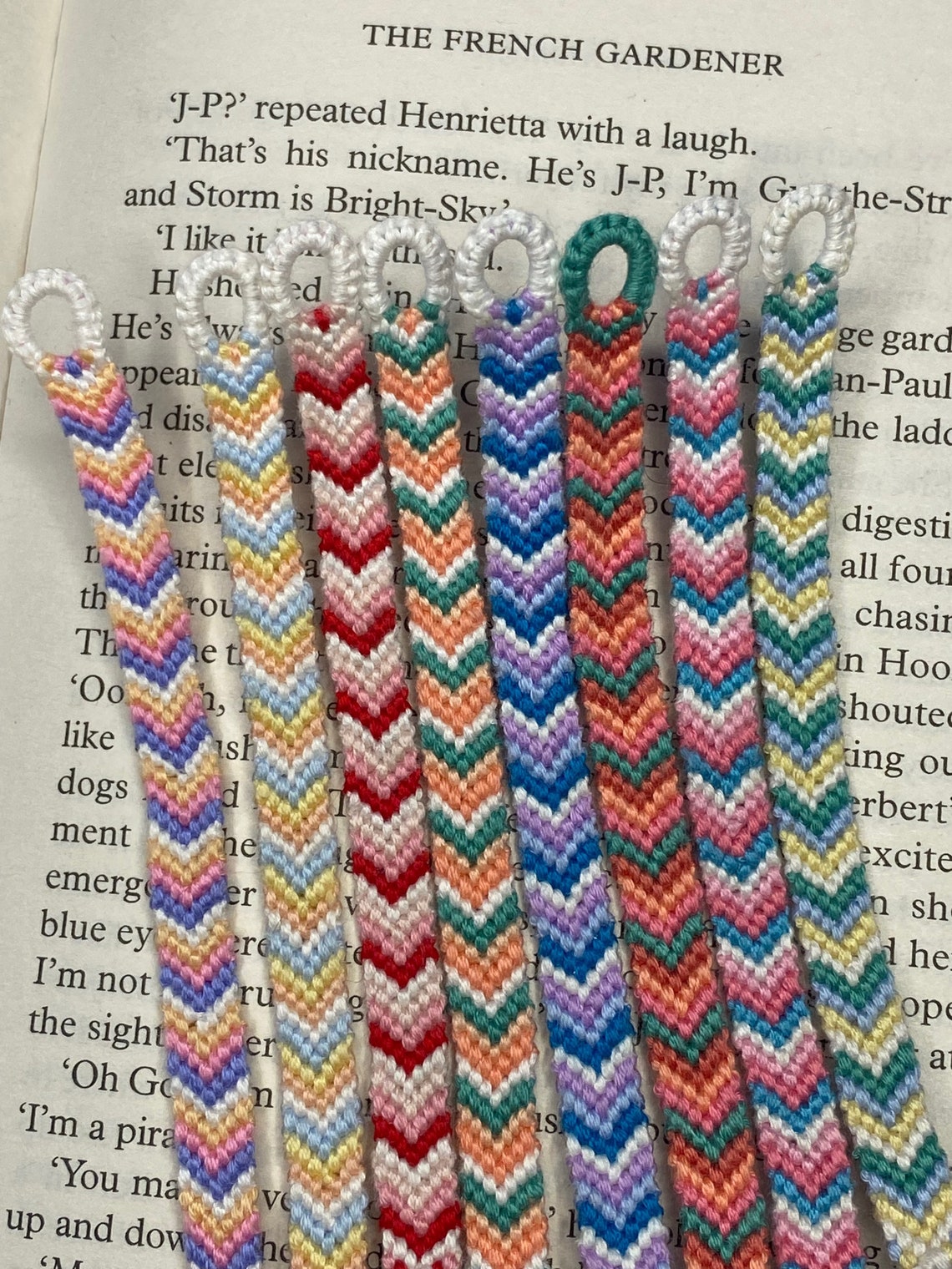 Summer Friendship Bracelet / Chevron Summer Inspired Friendship ...