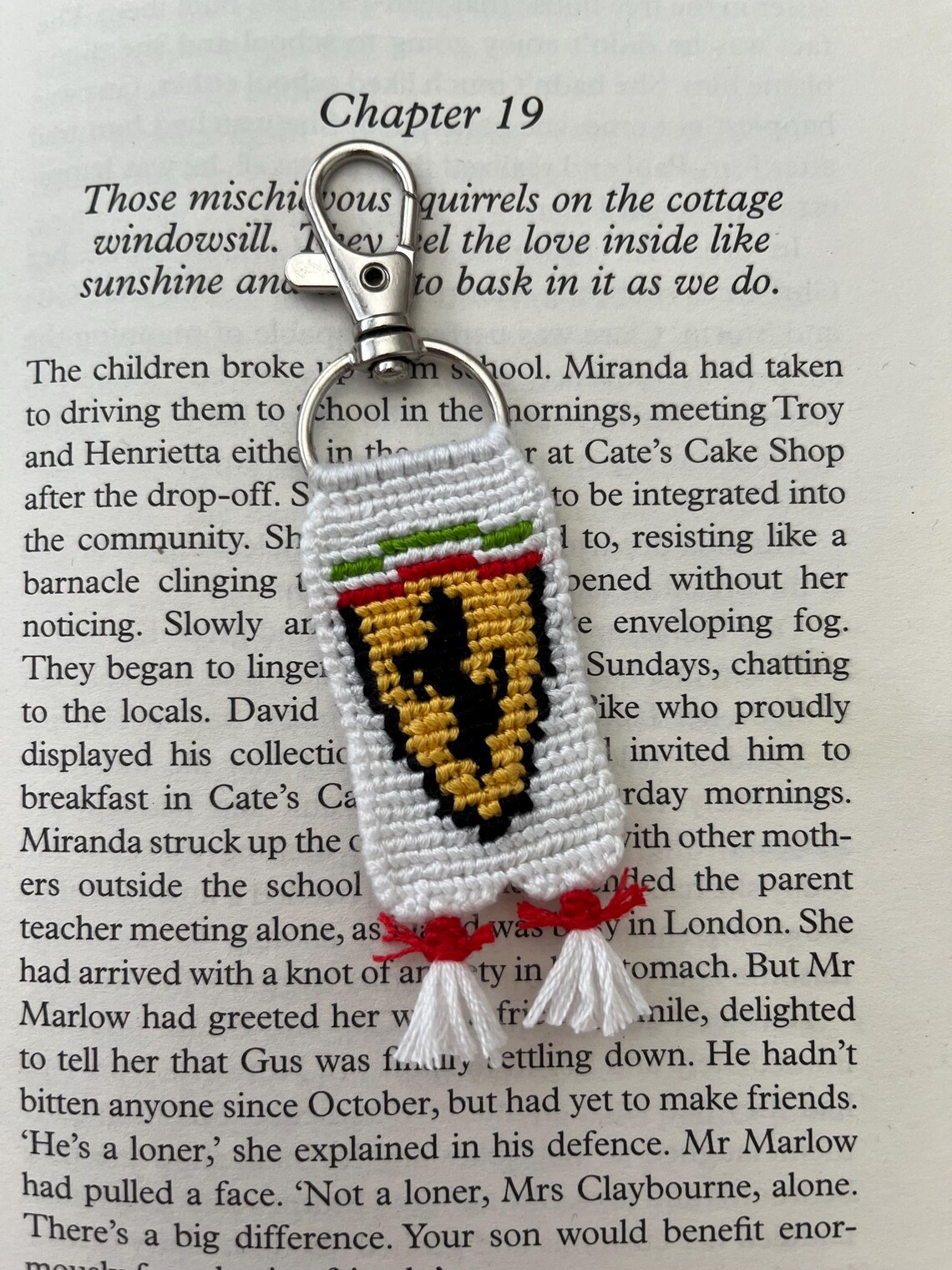 Handmade F1 Team Logo Keychain: Woven Friendship Bracelet, Mclaren ...