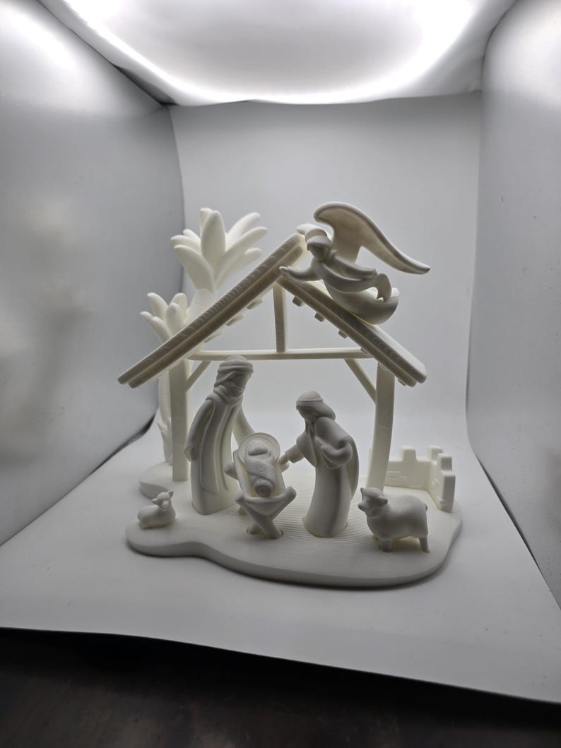 Minimalist Nativity Set - Etsy