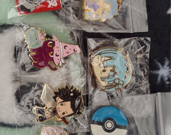 One Piece Anime Enamel Pins | Etsy