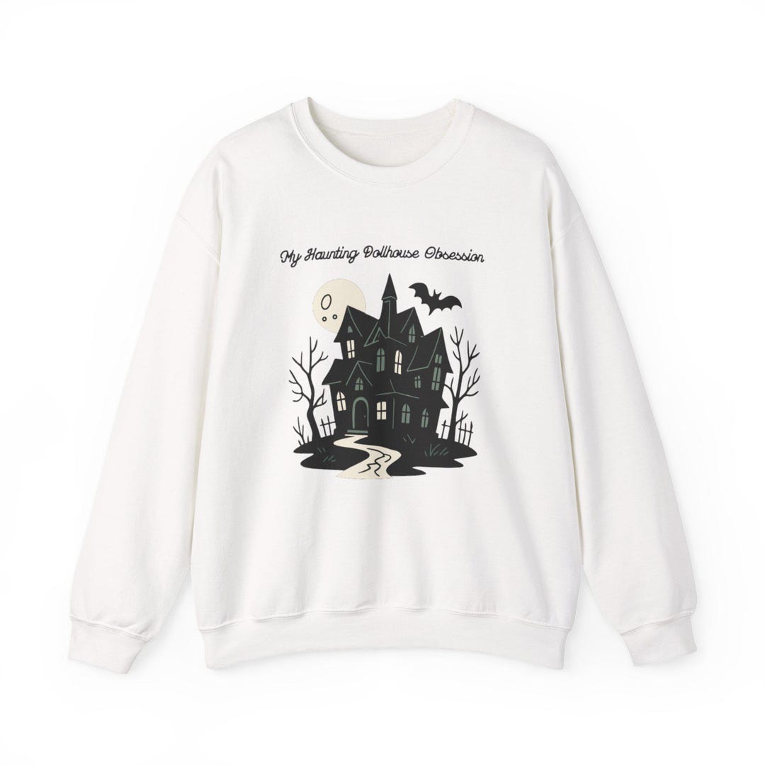 Haunted House Halloween Sweatshirt: Spooky Season Unisex Crewneck - Etsy