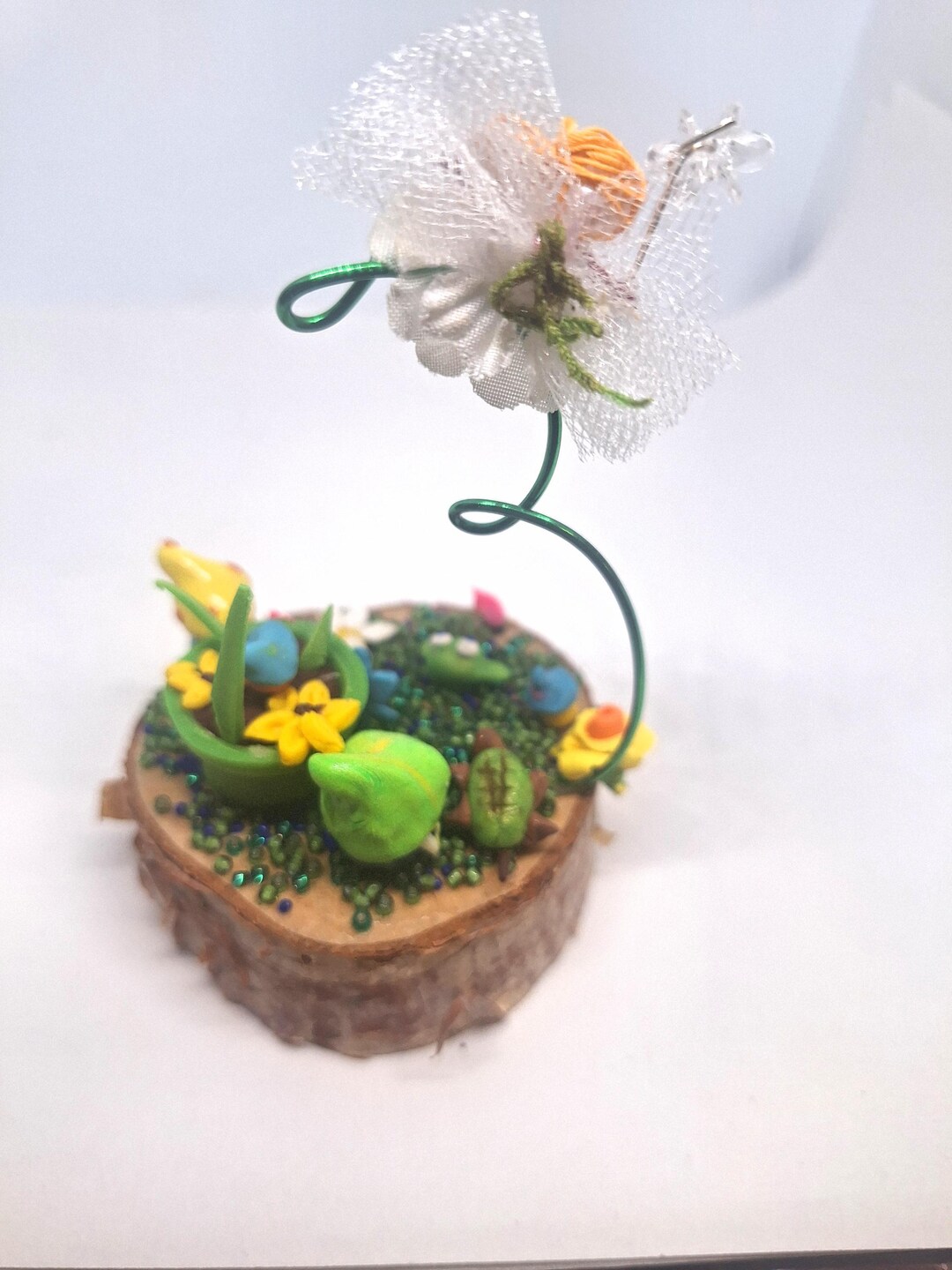 Miniature Fairy Garden Dollhouse Decor: Handmade Polymer Clay Gnomes - Etsy