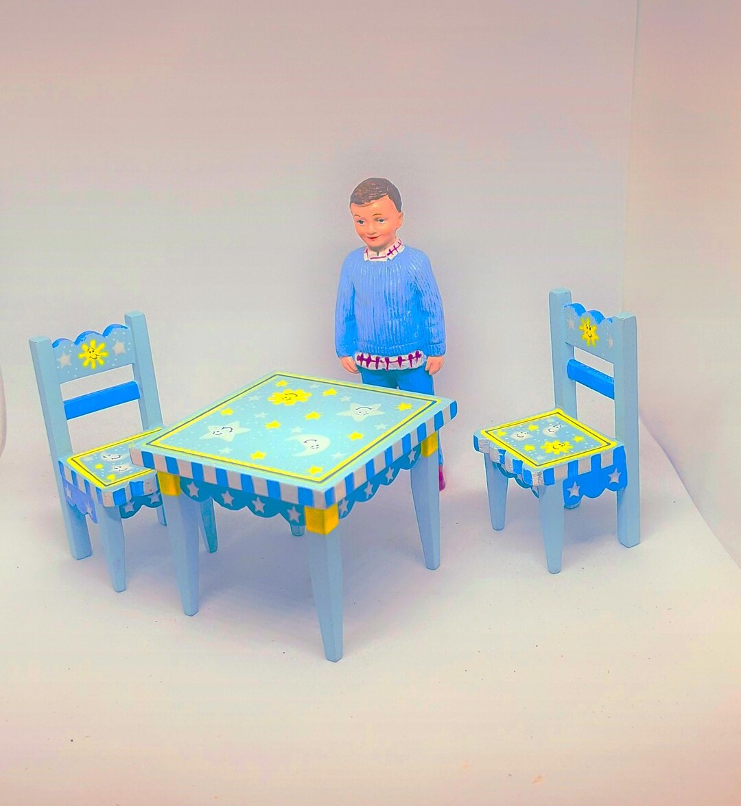 Vintage Playroom Table Set Originated in the 1980's. Perfect Condition ...