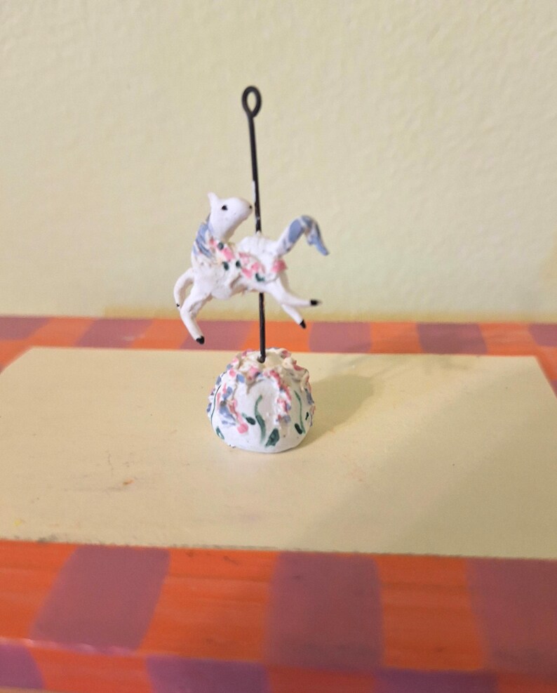 Miniature Animal Sculptures for Display. Carousel Horses, Hand Sculpted ...