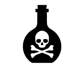 Bottles Poison Svg | Etsy