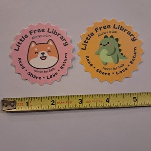 Little Free Library Stickers - Vinyl - Etsy