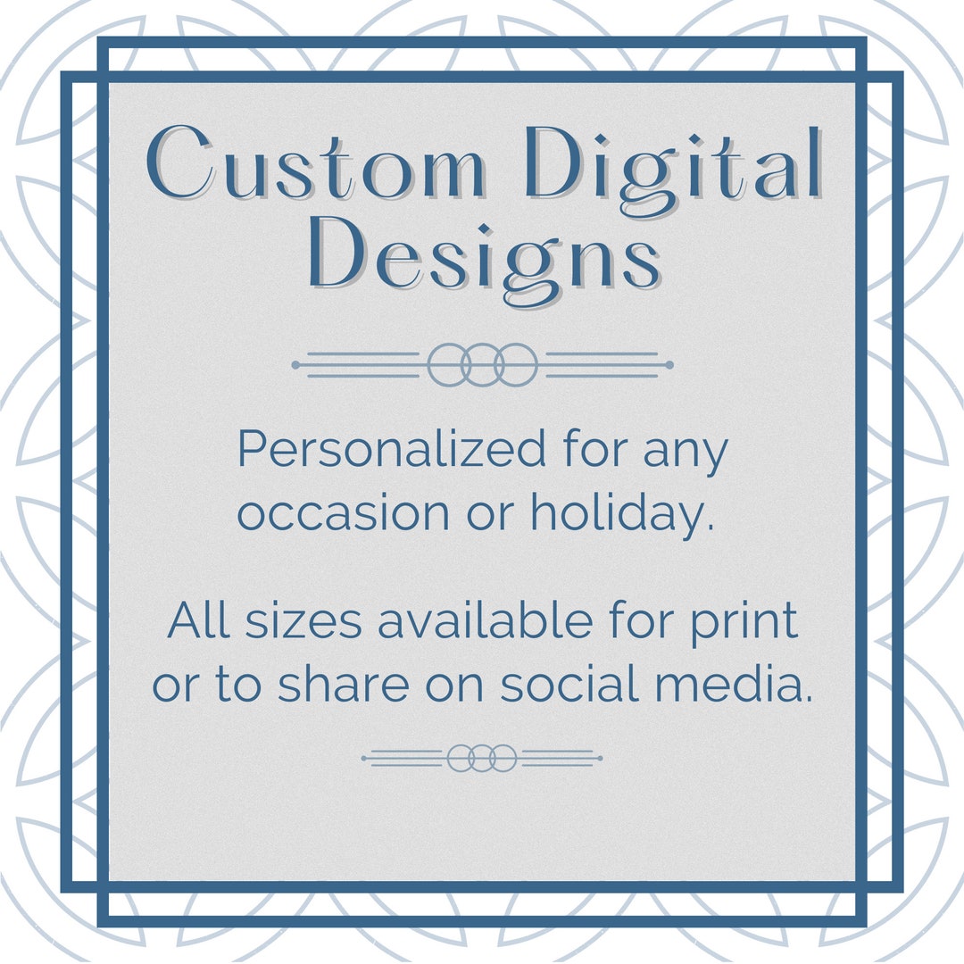 Custom Digital Designs * Animations/videos Available * Stellar Designs ...