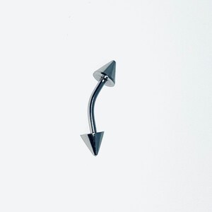 Spike Curved Barbell Eyebrow Piercing Multi-use Rook - Etsy