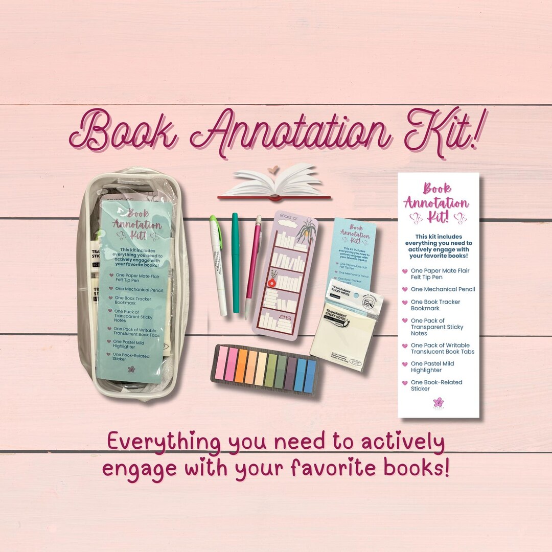 Book Annotation Kit - Etsy