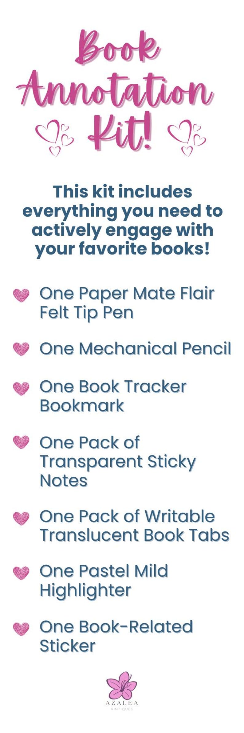 Book Annotation Kit - Etsy