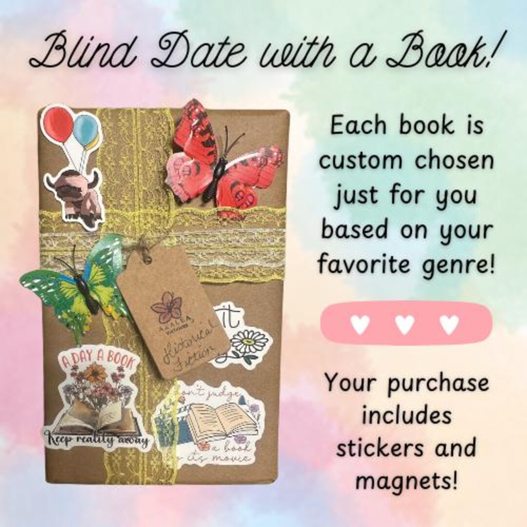 Blind Date With a Book | Mystery Book | Book Club Gift | Valentines ...