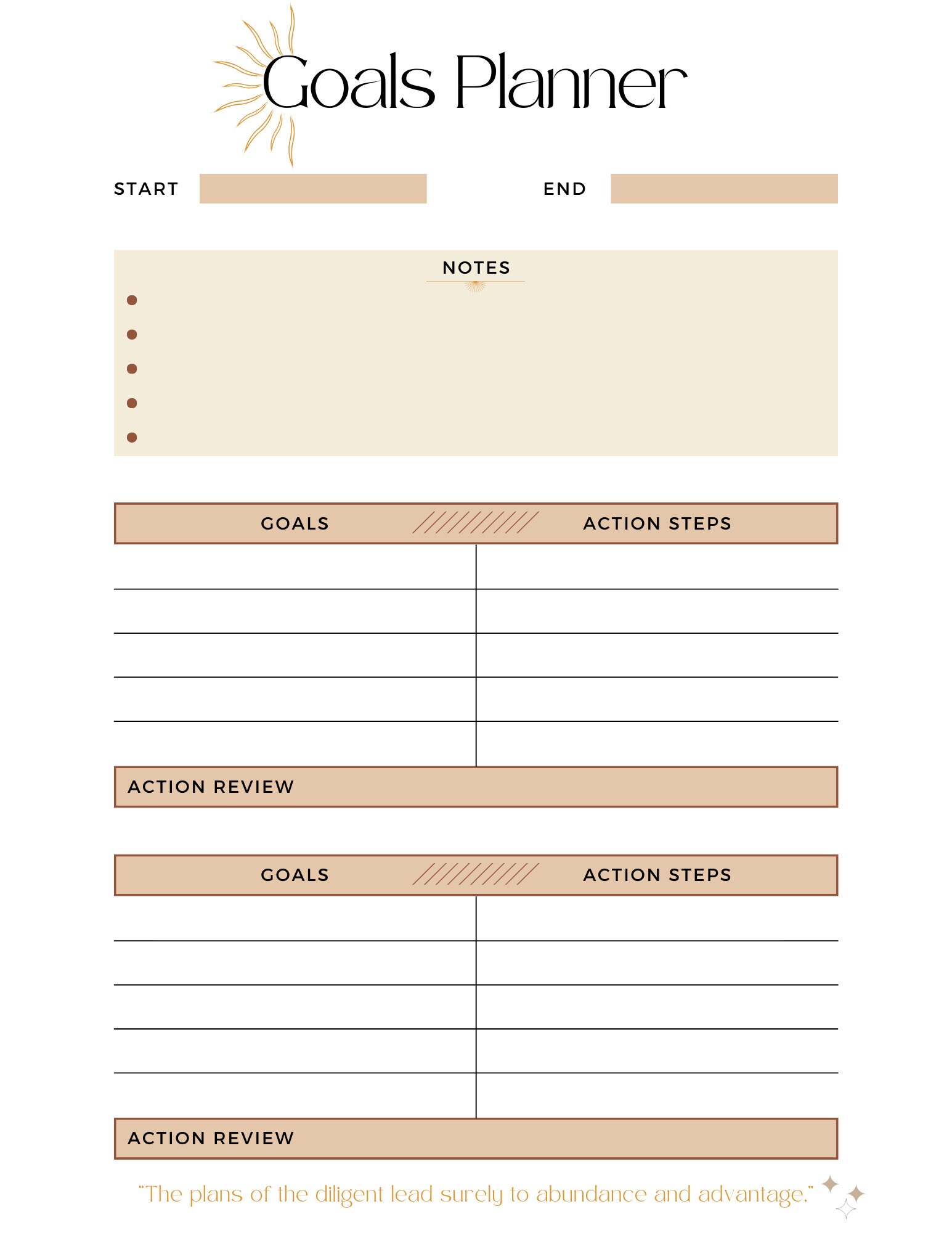 Editable Goals Digital Planner Daily Undated Planner iPad Planner ...