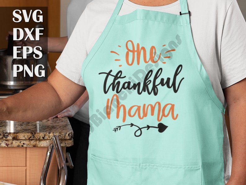 One Thankful Mama Svg Thanksgiving Image Svg Dxf Eps Png Etsy