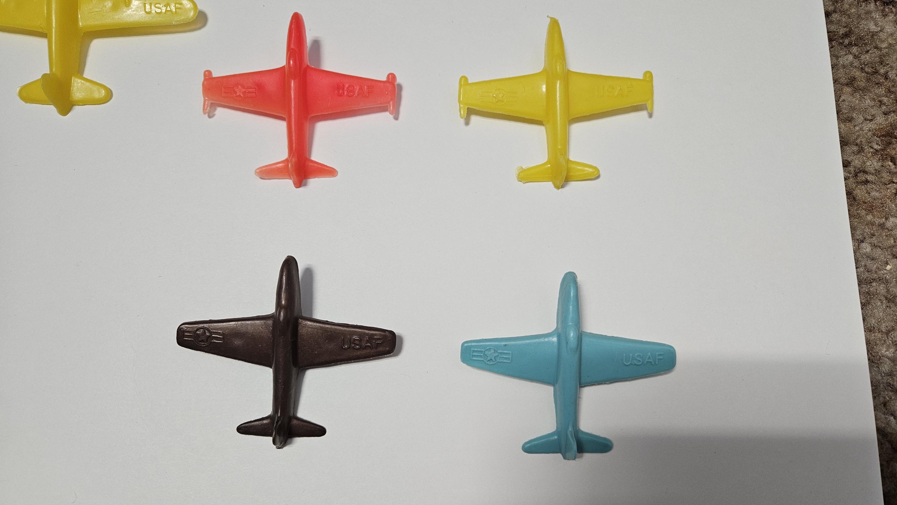 1960s Small Plastic Toy Airplanes, Set of 9 as Shown - Etsy