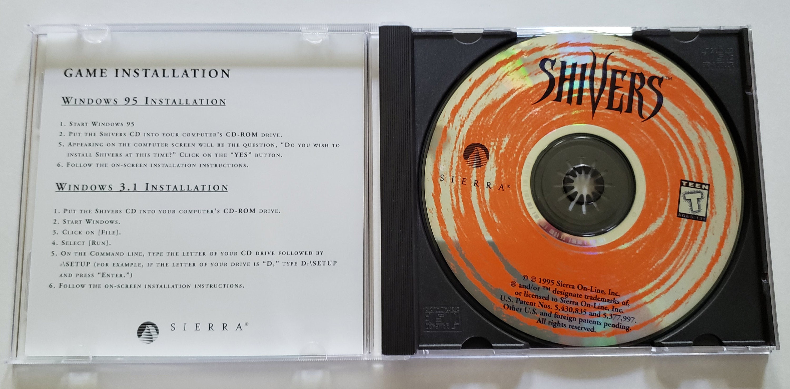 Shivers 1995 Sierra PC Game - Etsy