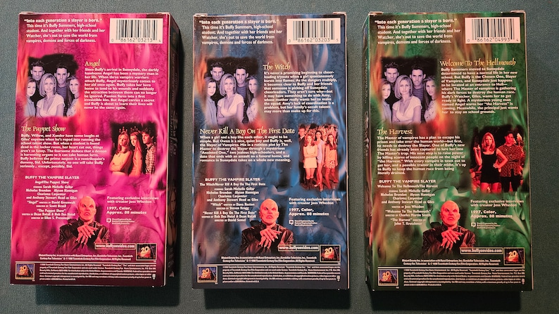 Original 1998 Vintage Buffy the Vampire Slayer VHS Box Set - Etsy