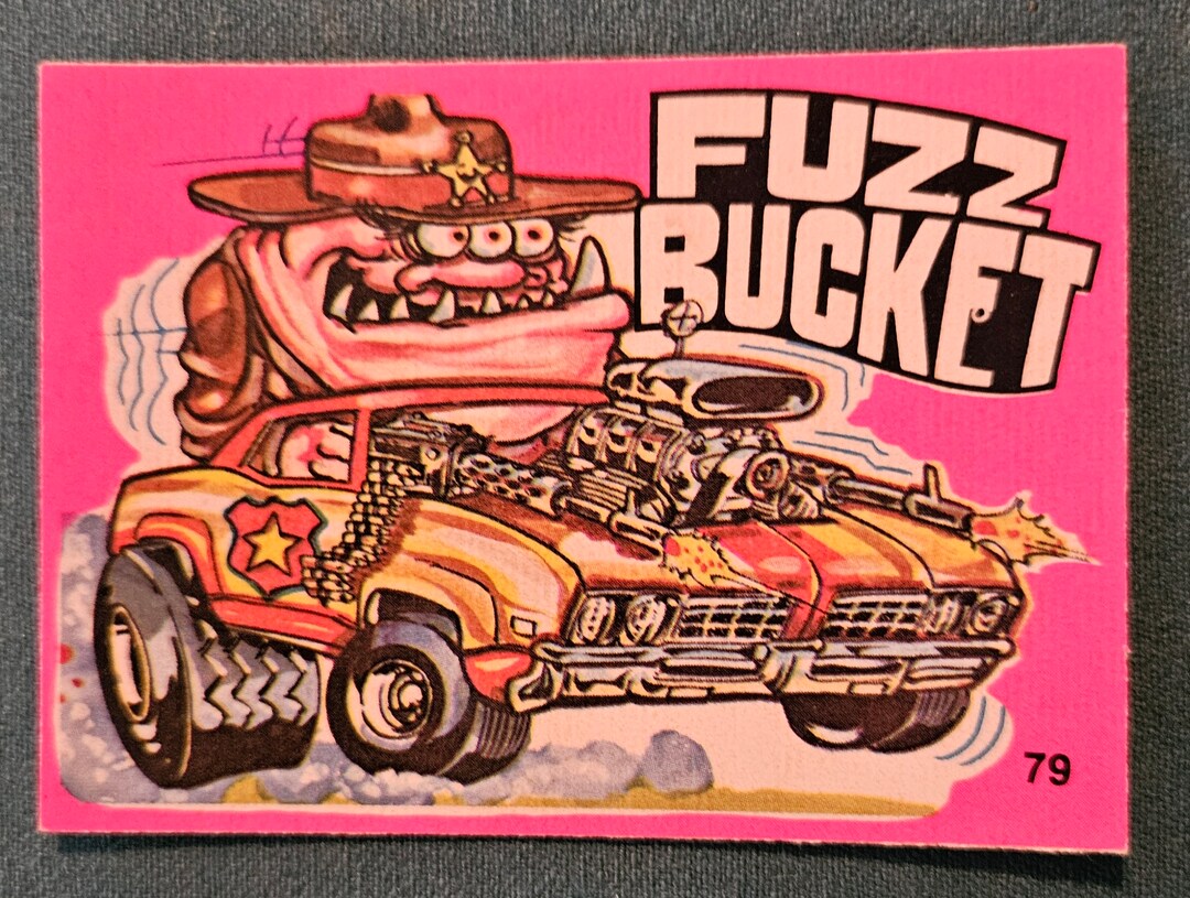 Odd Rods Card 79 Fuzz Bucket - Etsy