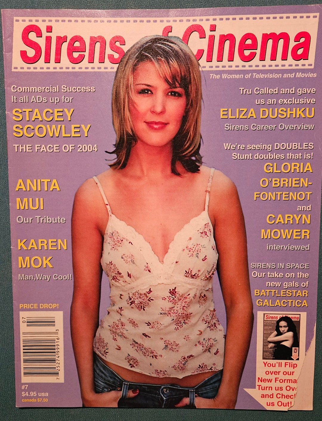 Buffy Eliza Dushku Featured Sirens of Cinema Magazine #7 Featuring Buffy the Vampire Slayer's ...