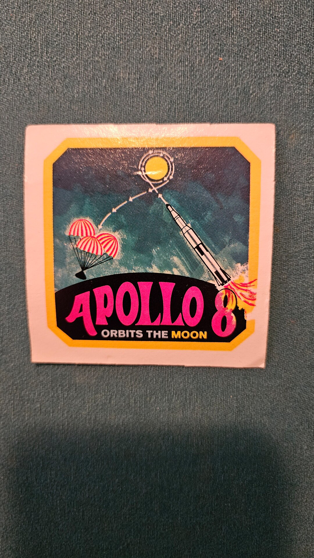 Vintage 1970s Apollo 8 Decal - Etsy