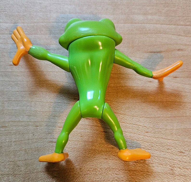 Vintage 2000 Cha Cha Genuine Rainforest Cafe Tree Frog Action Figure ...