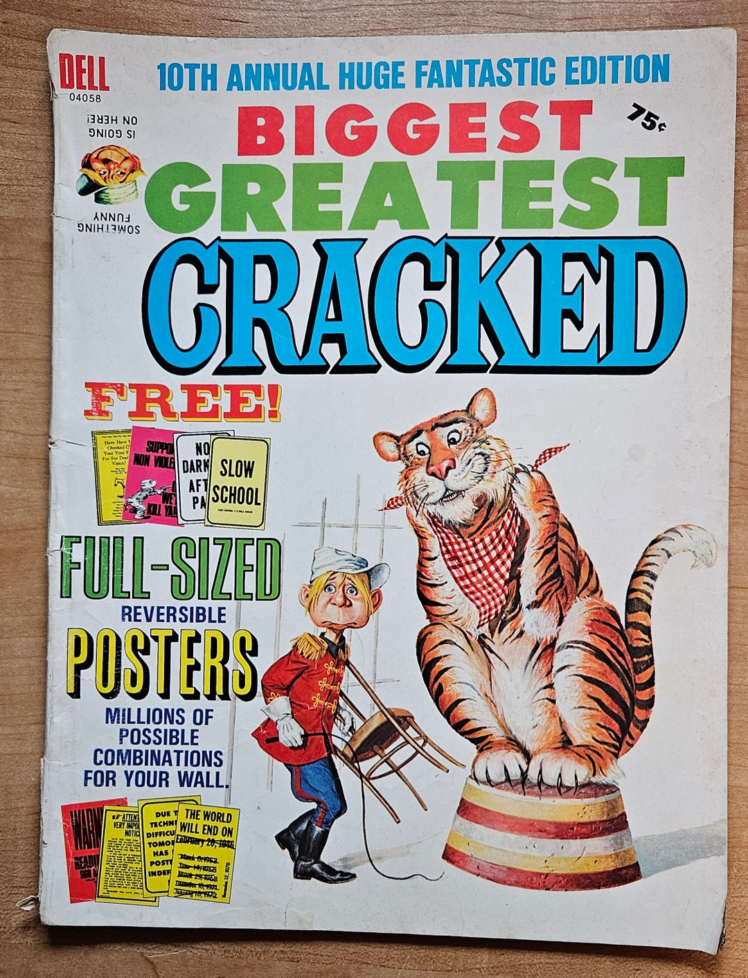 Cracked Biggest Greatest Magazine 10th Annual 1974 Good Condition ...