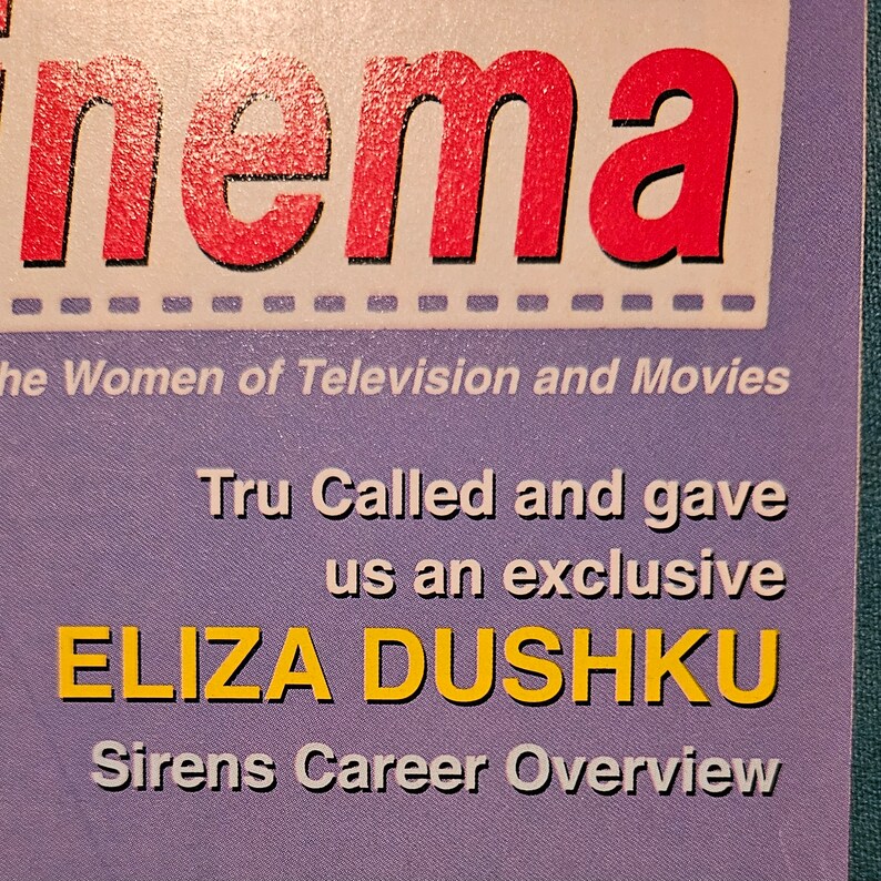 Buffy Eliza Dushku Featured Sirens of Cinema Magazine #7 Featuring ...