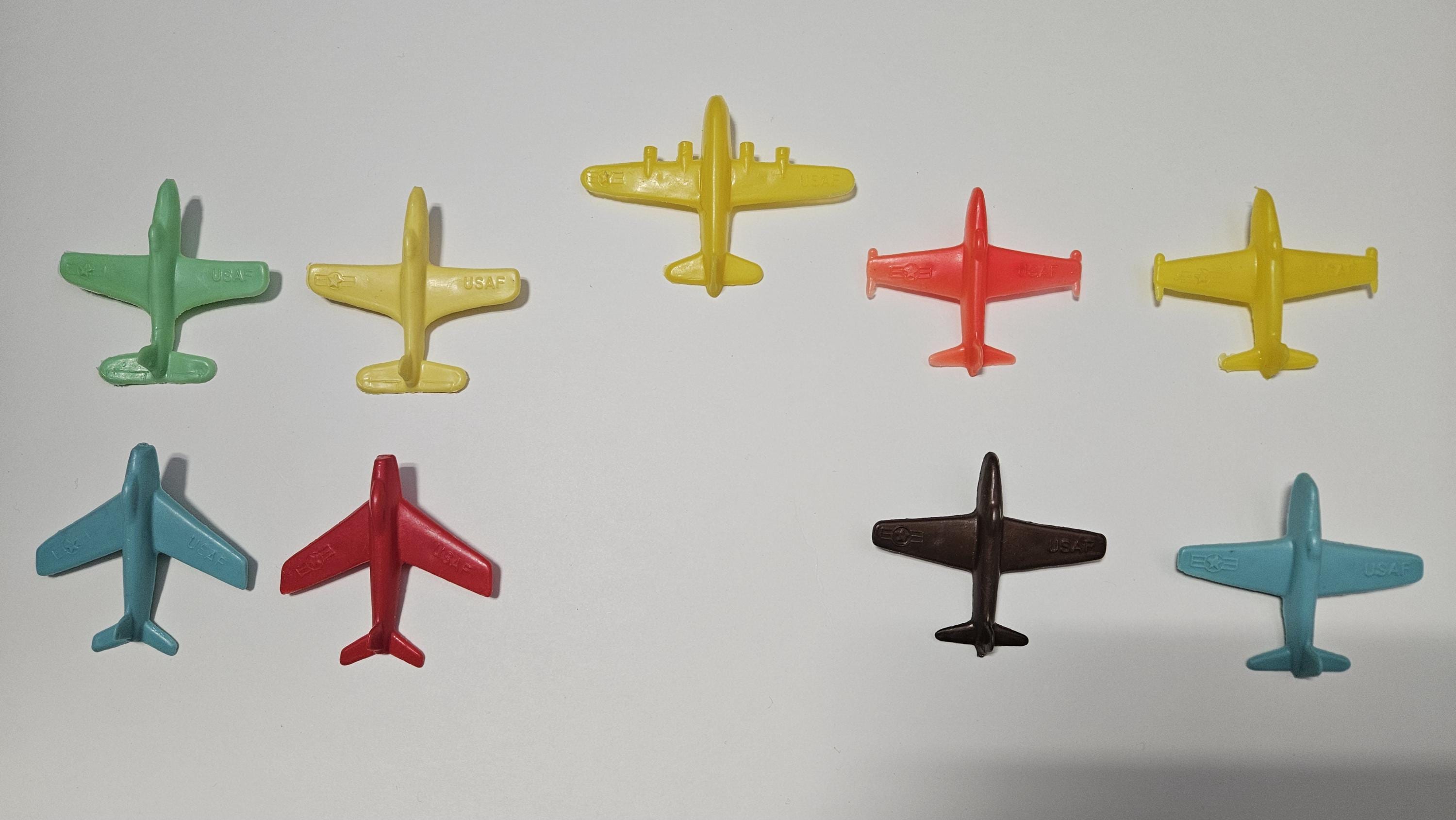 1960s Small Plastic Toy Airplanes, Set of 9 as Shown - Etsy