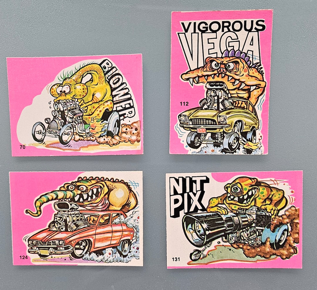 Odd Rods Cards 4 Pack #70 Blower, #112 Vigorous Vega, #124 Monster ...