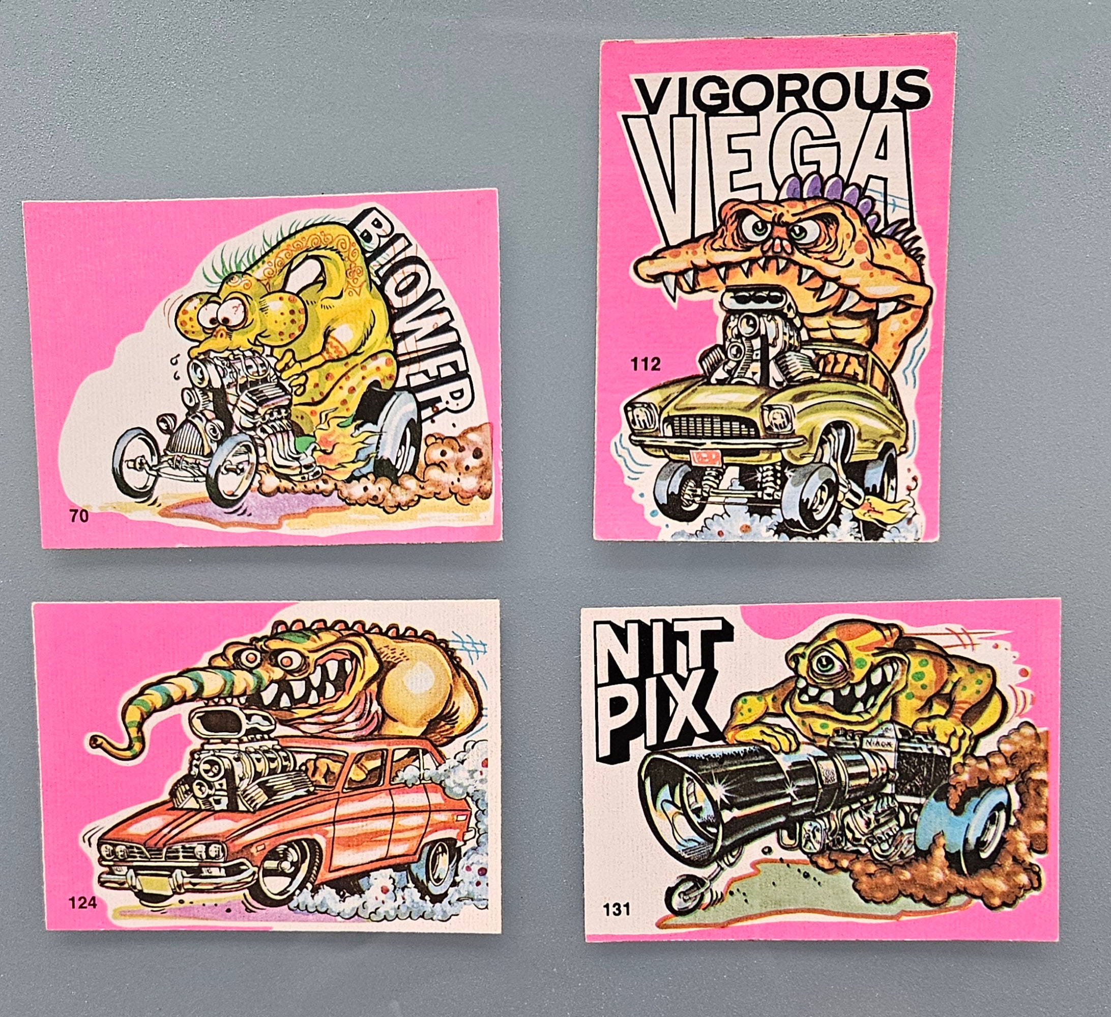 Odd Rods Cards 4 Pack #70 Blower, #112 Vigorous Vega, #124 Monster ...