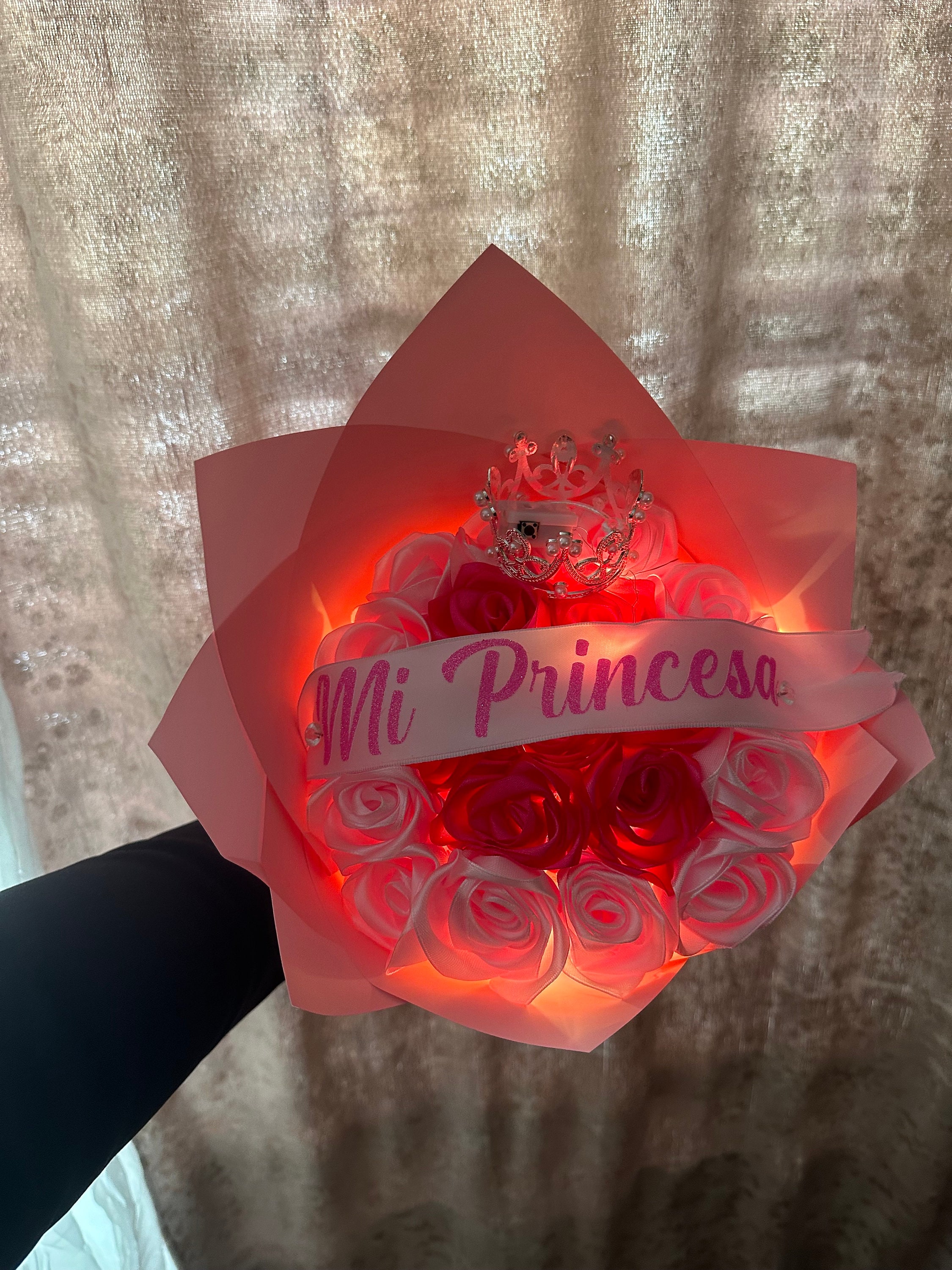 Eternal Rose Bouquet 50 Rose Bouquet Bouquet With Custom Message - Etsy