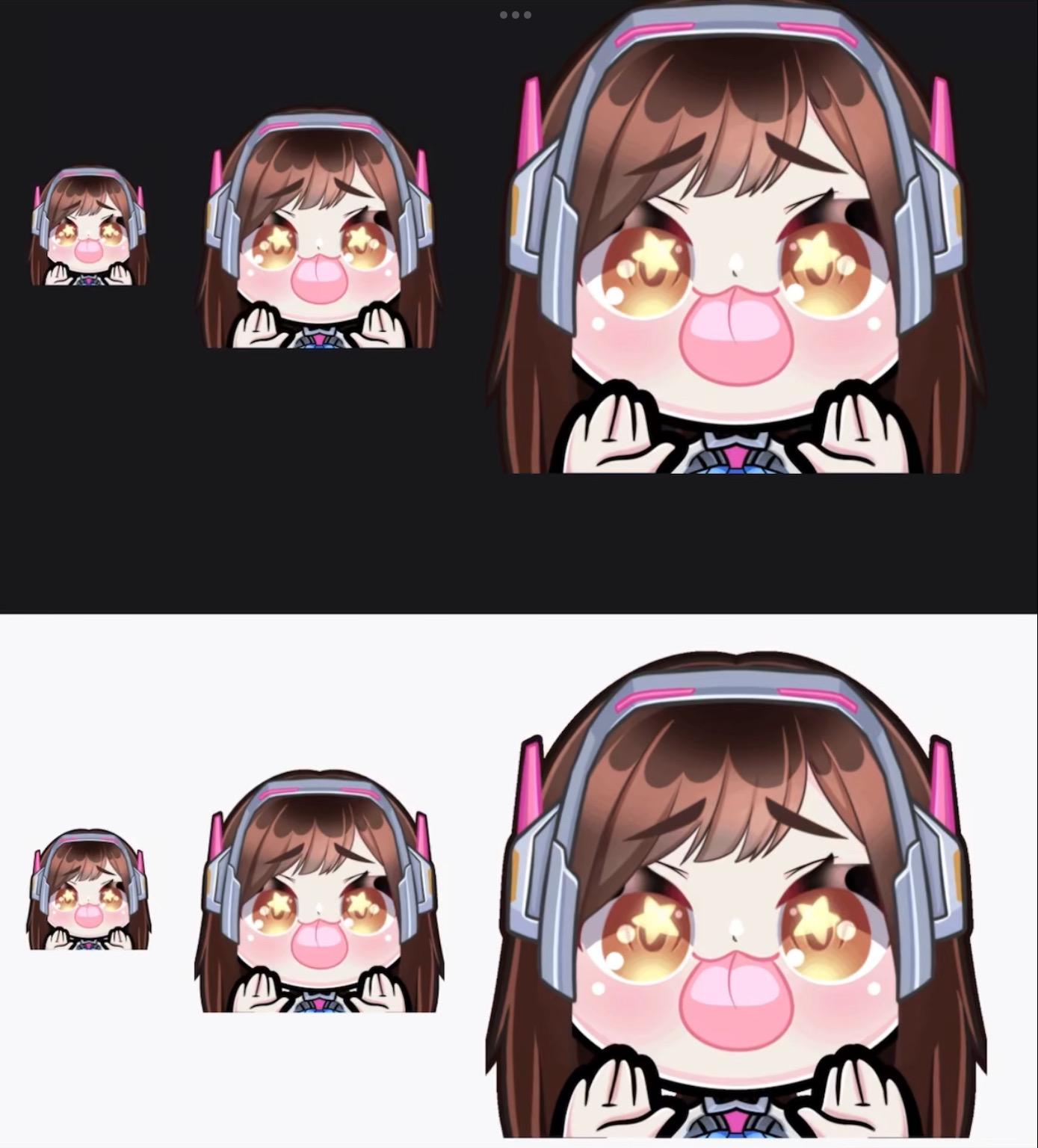 DVA Animated Lick Emote - Overwatch - Etsy