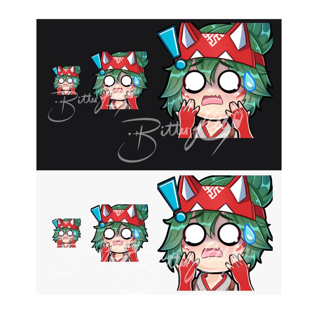 Twitch Emotes - Overwatch 2 - Chibi Kiriko - Etsy