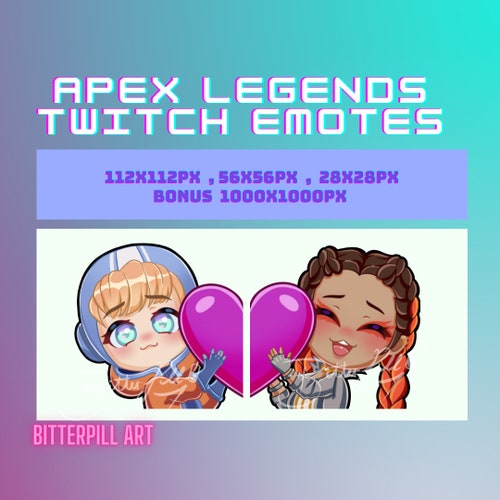 Apex Smol Legends Emote Pack Free to Use for Twitch - Etsy