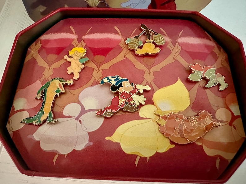 Disney Fantasia Commemorative Pin Set With Tin - Etsy