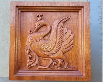 Swan Wood Carving - Etsy