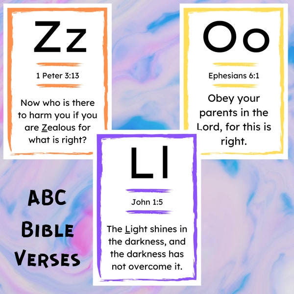 Memory Verse Poster - Etsy