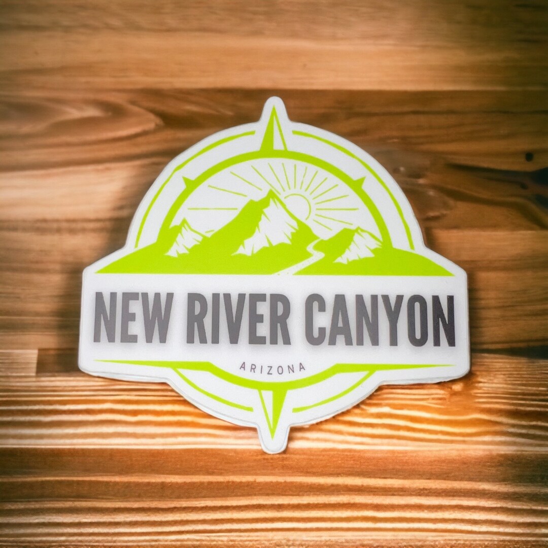 New River Canyon Trail Sticker - Etsy