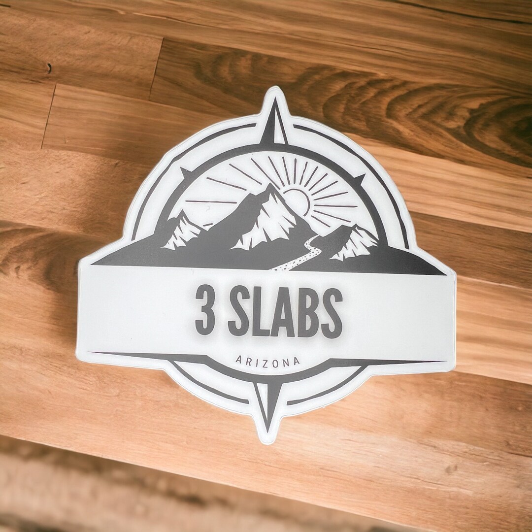 3 Slabs Trail Sticker - Etsy