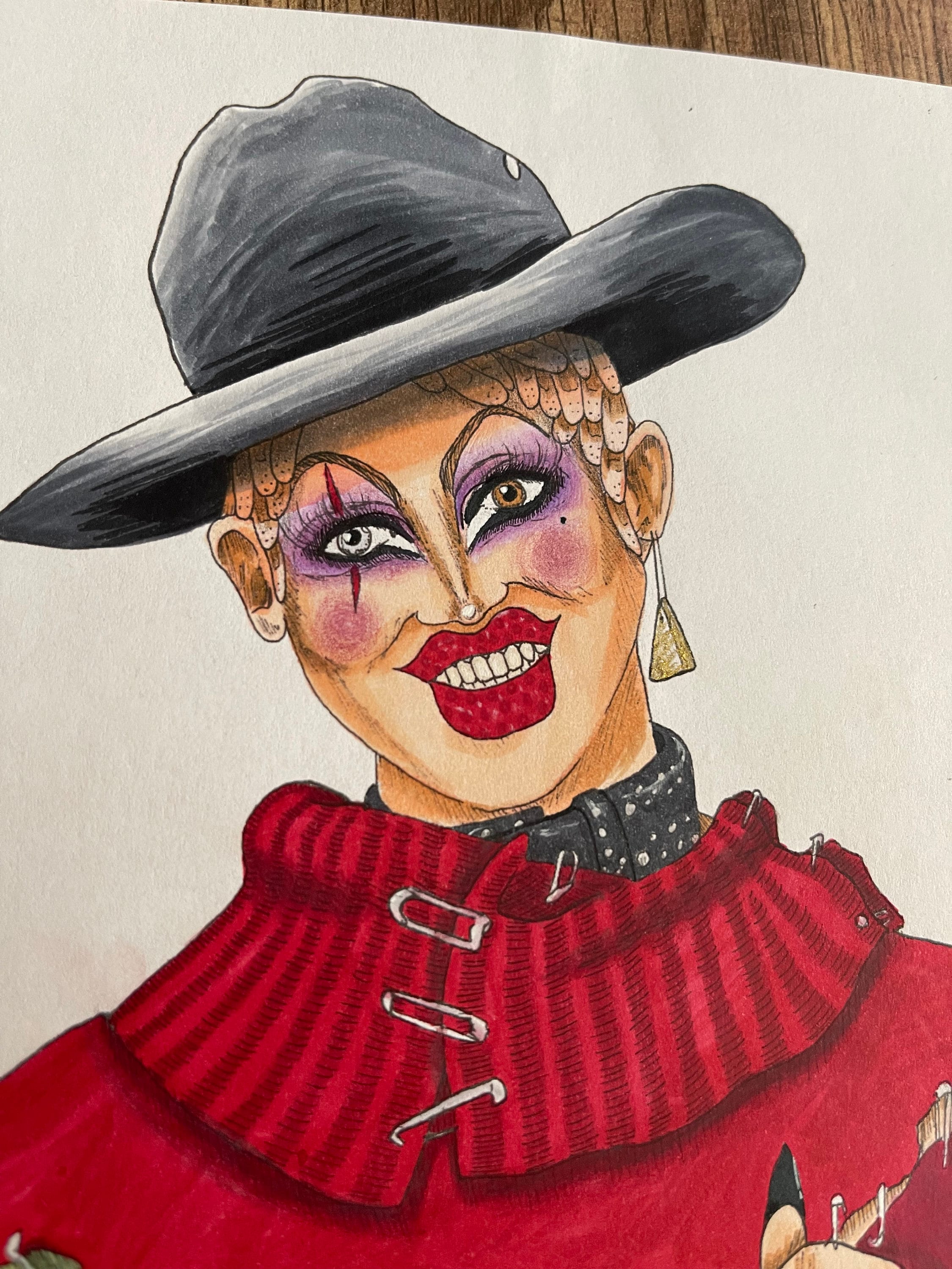 Crystal Methyd Freddie Krueger Inspired Artwork Original - Etsy