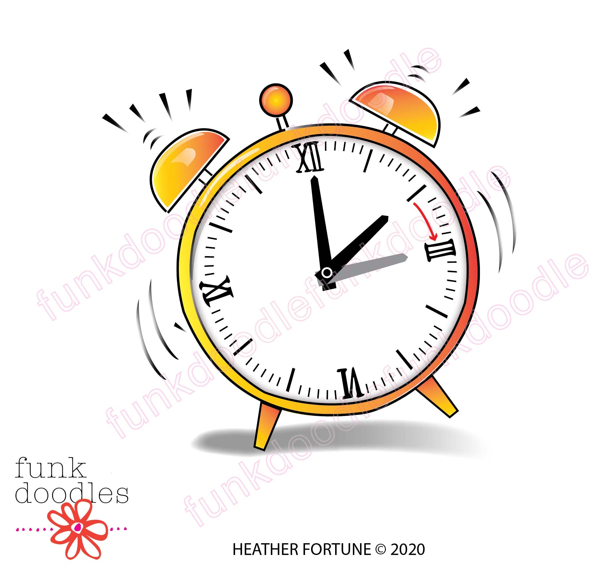 Daylight Saving Time Clip Art for Spring Forward on March 13 2022 DST ...