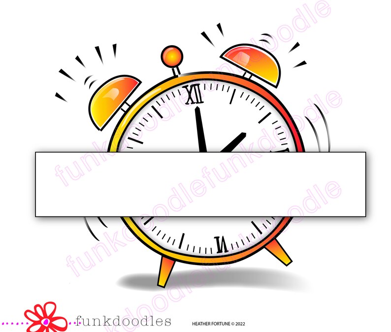 Daylight Saving Time Change Clip Art Kit; Fall Back DST; Extra Hour of ...