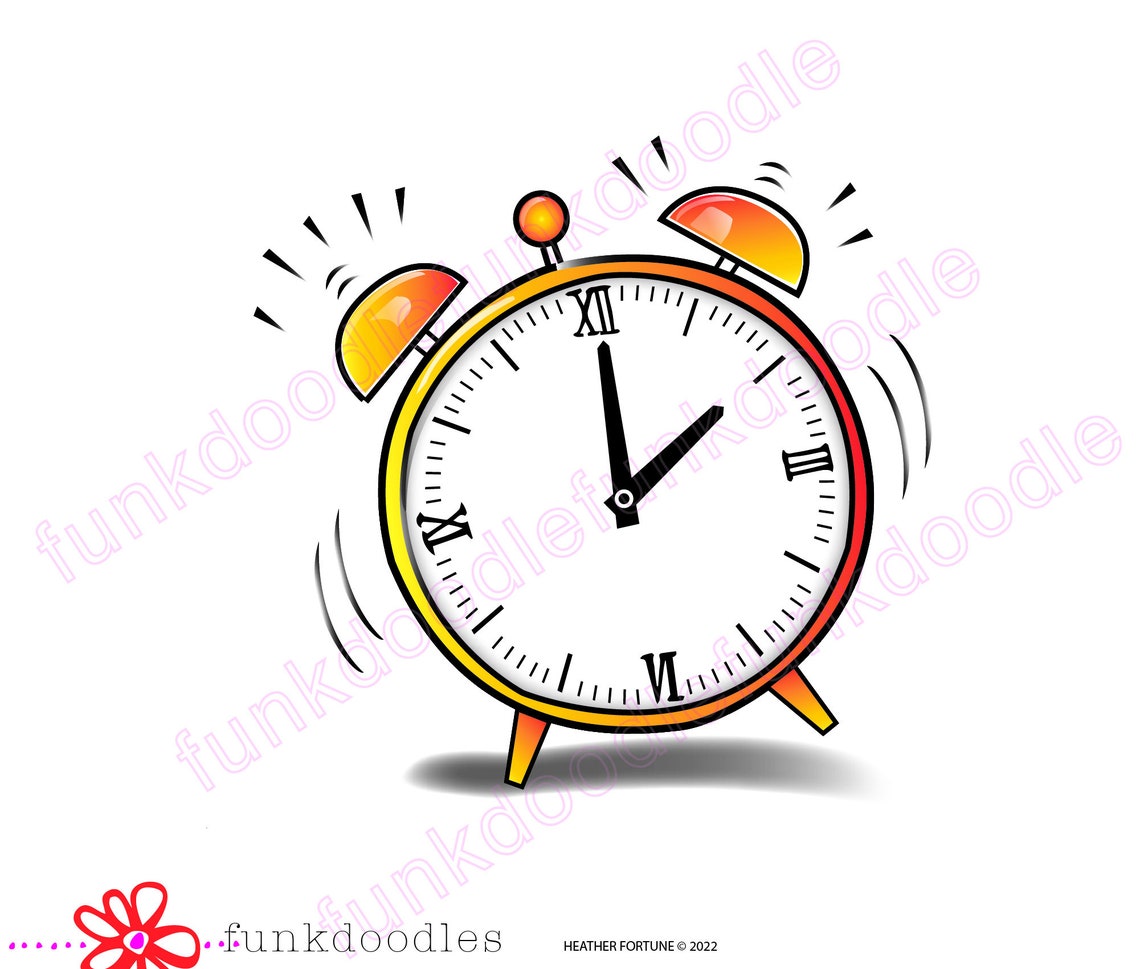 Daylight Saving Time Change Clip Art Kit; Fall Back DST; Extra Hour of ...
