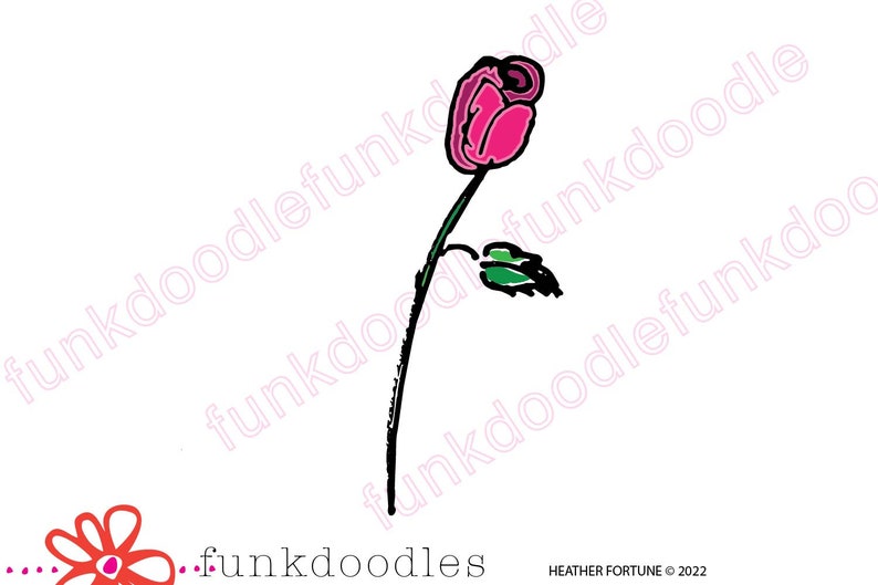 Hand Drawn Abstract Red Roses for Valentines Day Hand Made Cards or ...