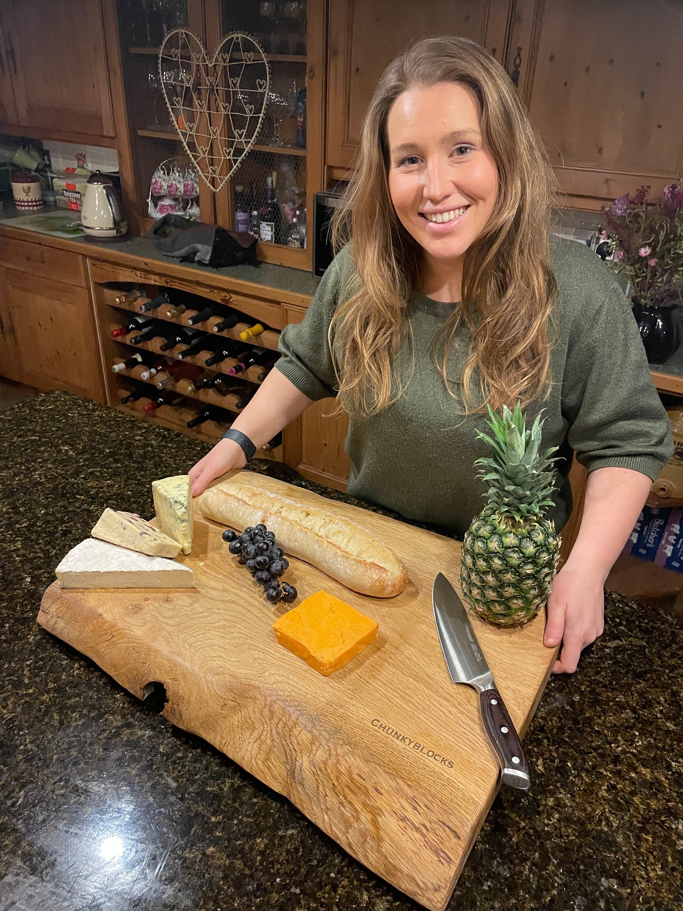 GERT BIG LIVE EDGE CHOPPING BOARD — Chunky Blocks Chopping Boards